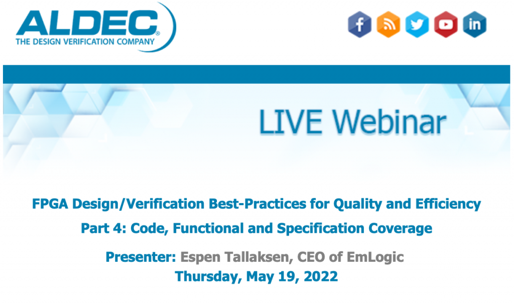 Fpga Design Verification Code Functional And Specification Coverage Marketing Eda