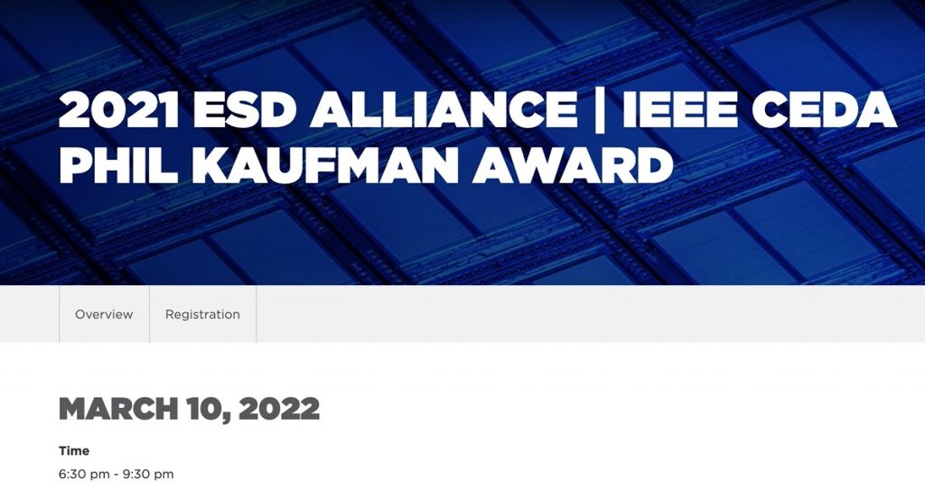 2021 ESD Alliance | IEEE CEDA Phil Kaufman Award - Marketing EDA